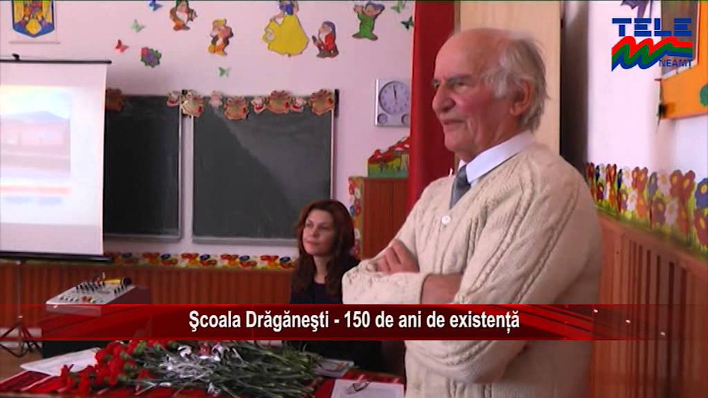 Scoala Draganesti - 150 de ani de existenta (Stirile Tele'M) - YouTube
