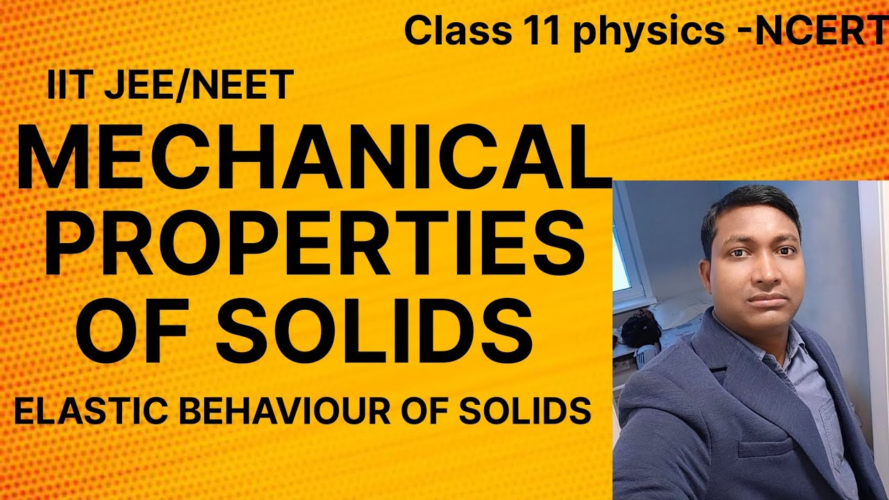 ELASTIC BEHAVIOUR OF SOLIDS - YouTube