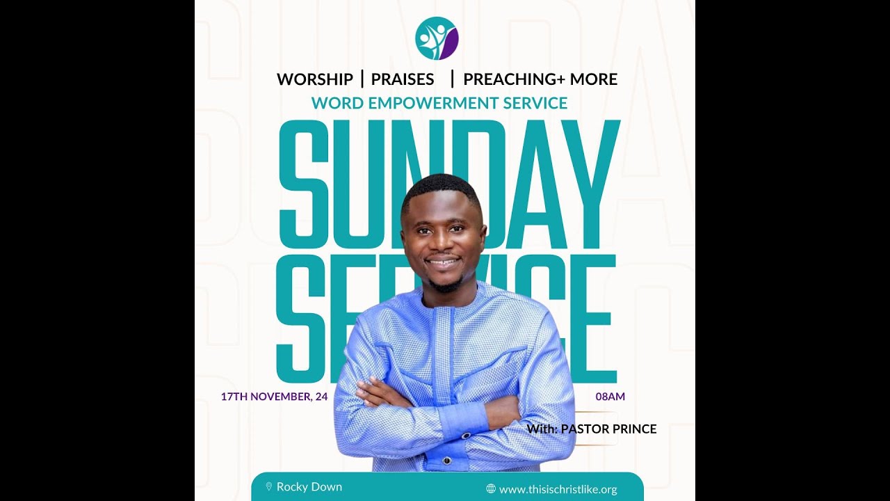 LIVING BY THE WORD OF HIS GRACE || SUNDAY SERVICE WITH PASTOR PRINCE ...