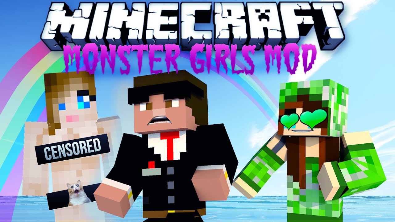 MA COPINE VA ME TUER !! - Monster Girls MOD Minecraft [FR] [HD] - YouTube