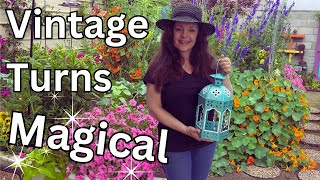 Transforming a Vintage Lantern into Garden Art - Garden Decor Upgrade!