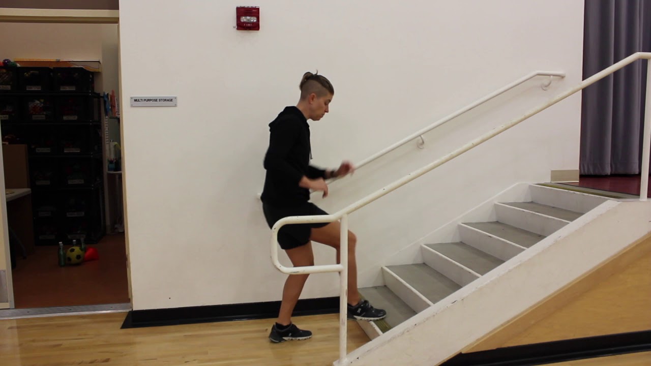 Agility Challenge #27 Stair Taps - YouTube