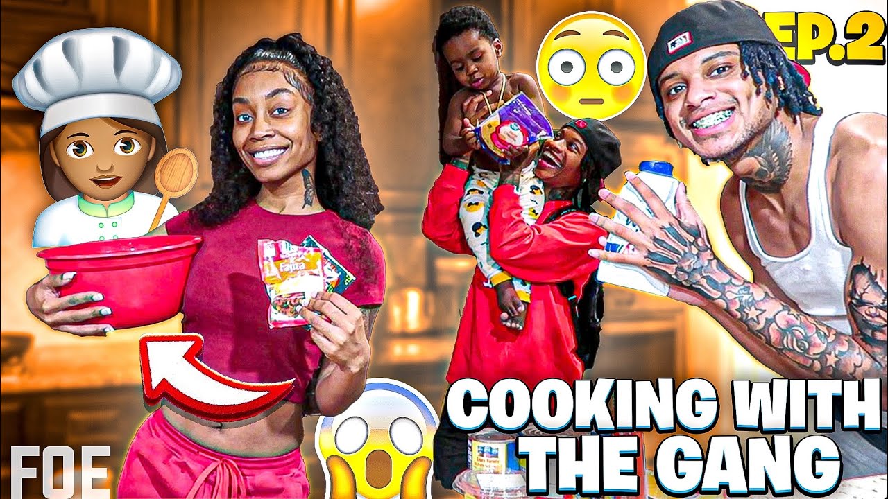 COOKING WITH CRYSTAL & THE GANG EP.2 - YouTube