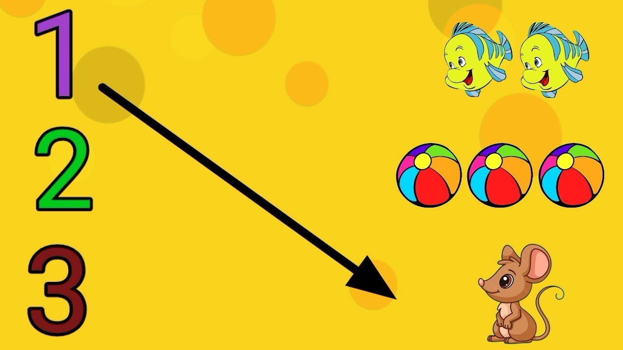 Learn 1 to 10 Numbers & Shapes |123 Number Names | 1234 Counting for ...