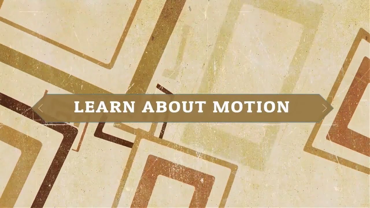 Motion: Measuring the Rate of Motion and Rate of Change of Velocity ...