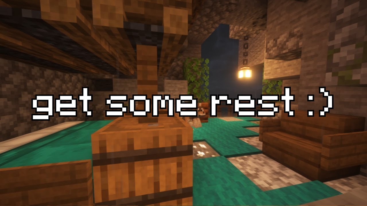 get some rest... (minecraft music w/ rain) - YouTube