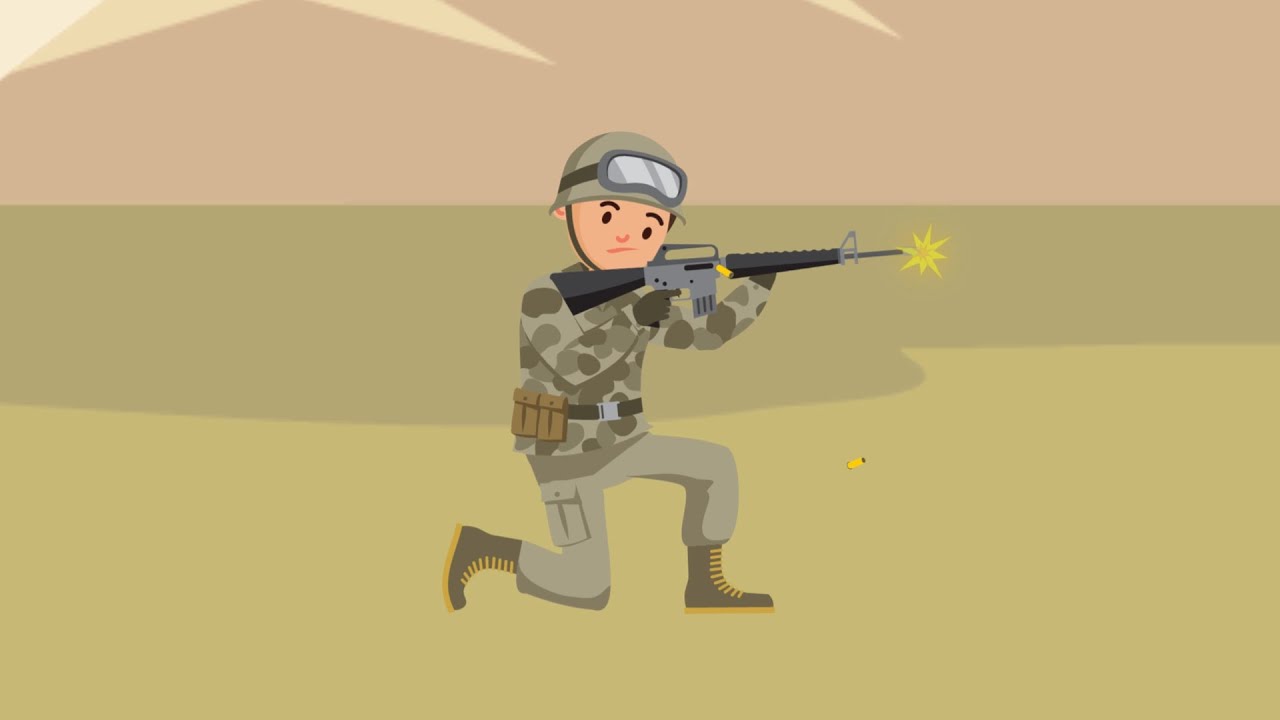 Soldier Fire - Character Animation in After Effects Tutorial - YouTube