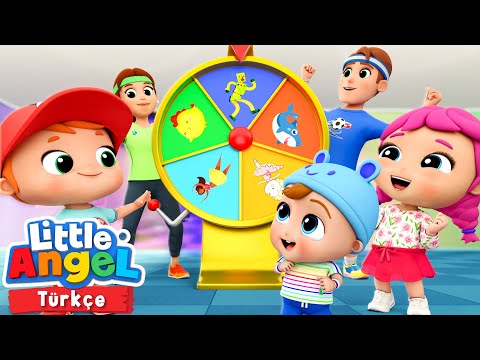 Can Bebek Çarkıfelek Oynuyor 🎰 Eğlenceli ve Öğretici Çocuk Şarkıları | Little Angel Türkçe