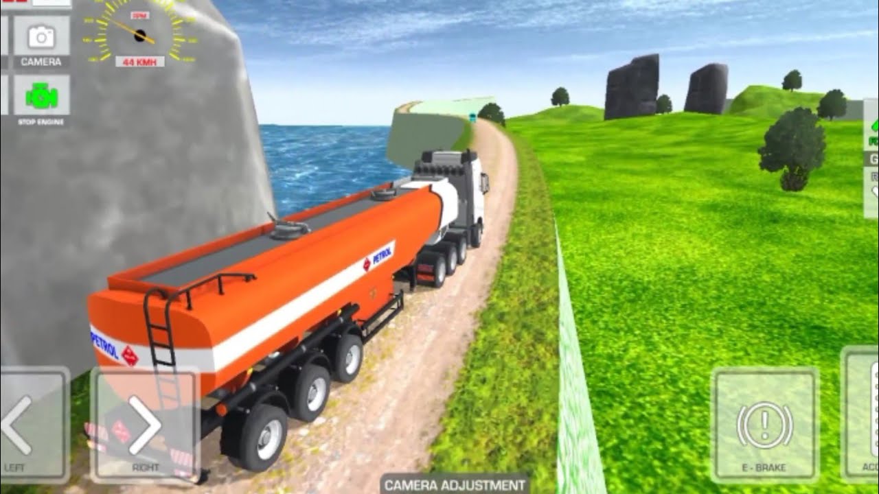 Heavy Load Track Tankers Drive | Track Game | Europe - YouTube