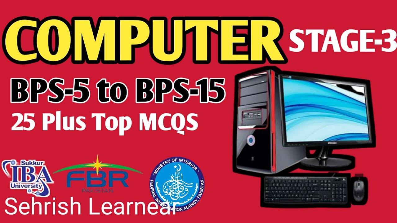 Computer Stage-3, for IBA BPS-5 to BPS-15 - YouTube