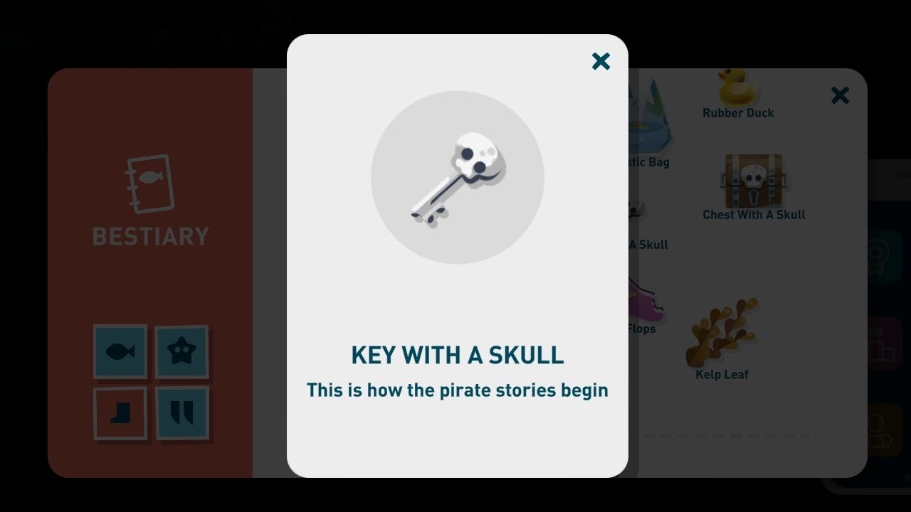 Creatures of the Deep - Key with a Skull Location. วิธีตามหา Key with a ...