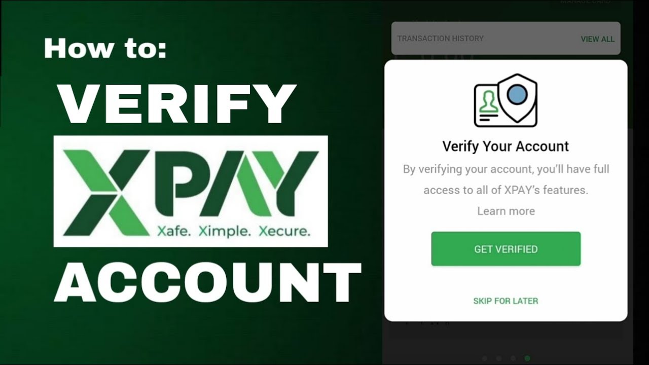 Paano mag Verify ng XPay PH account | How to Verify XPay account 2021 - YouTube