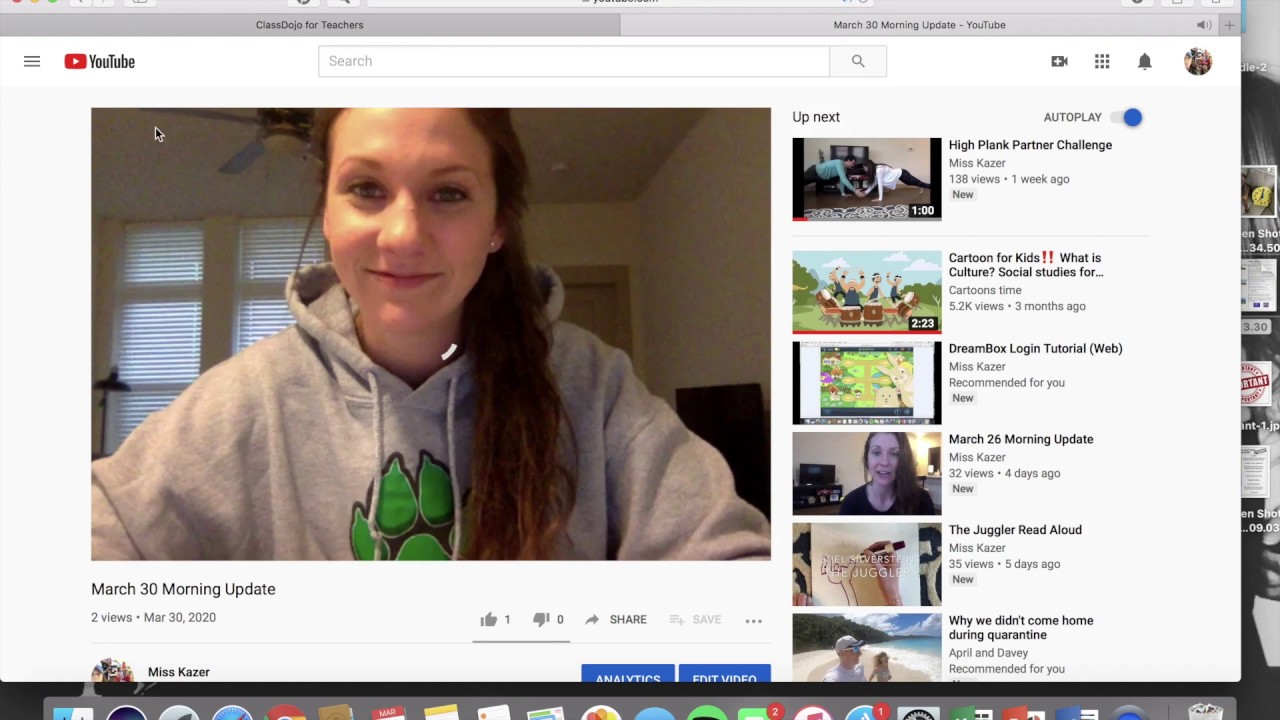 Class Story on Class Dojo - YouTube