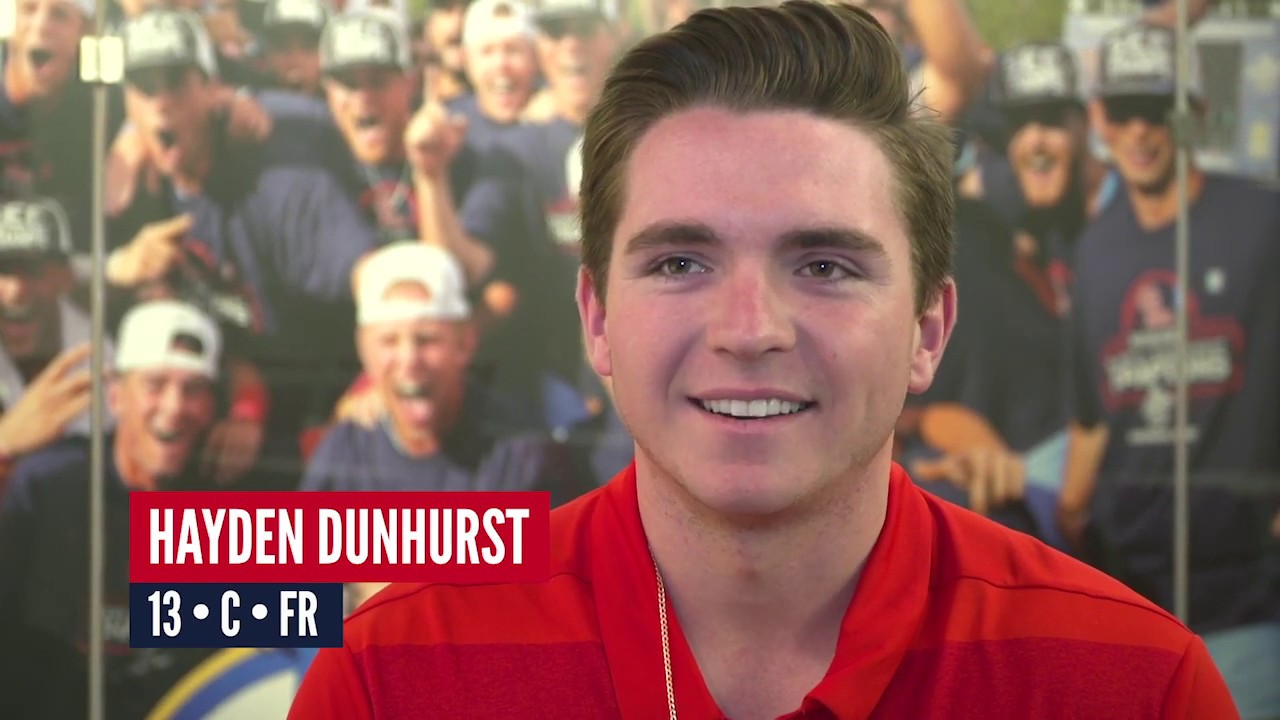 Baseball Media Day 2020 - Hayden Dunhurst Interview - YouTube