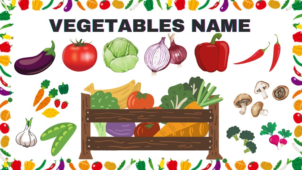 "Learn Vegetable Names with Fun! | Kids Educational Video | Vegetables ...
