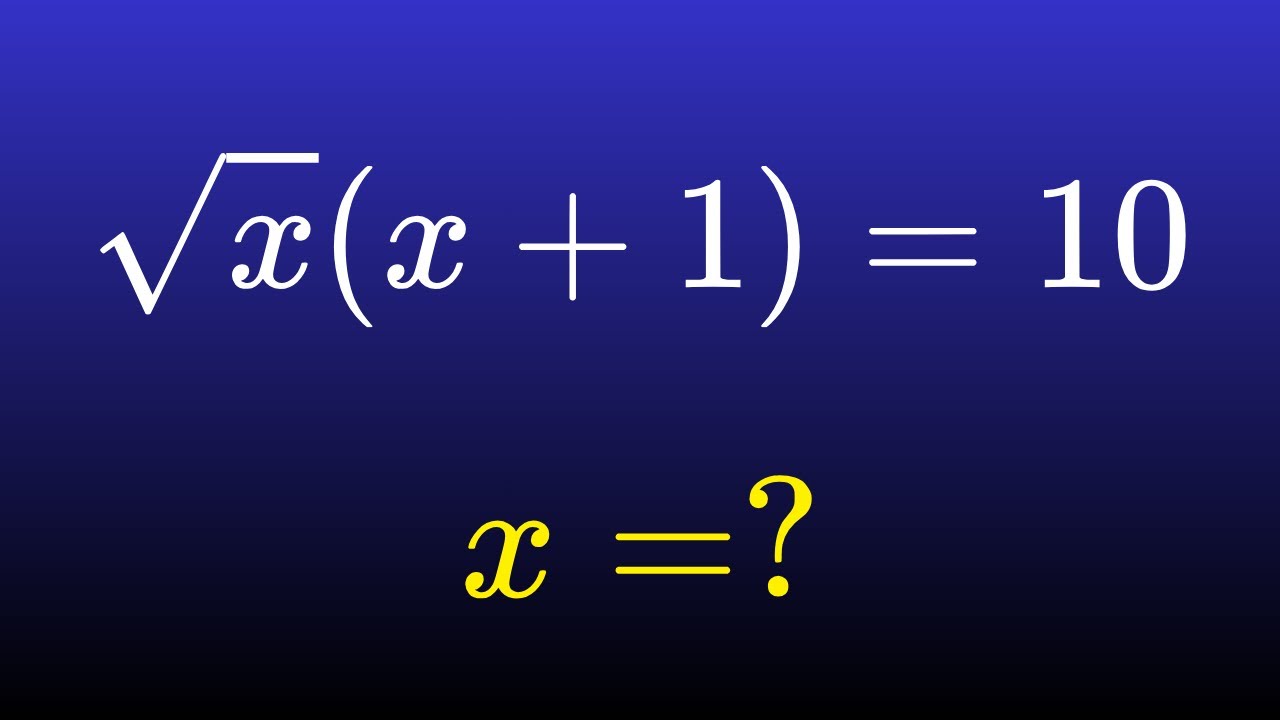 Japanese | A Nice Algebra Problem | Math Olympiad - YouTube