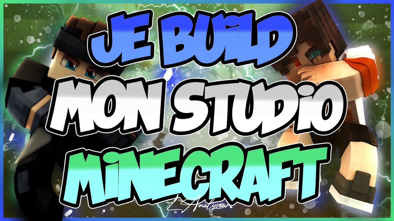 Je Build un studio sur Minecraft - YouTube