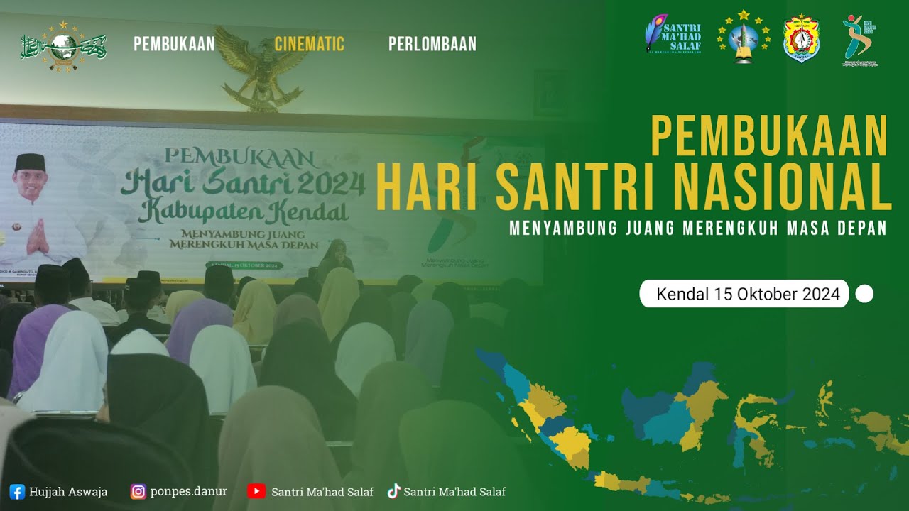 Hari Santri Nasional 2024 | Pembukaan & Lomba-lomba HSN Kendal - YouTube