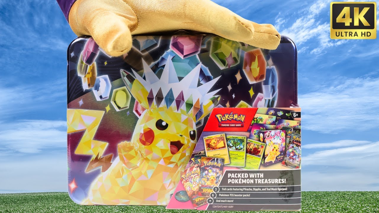 Opening Pokémon Stellar Pikachu Collector Chest - YouTube