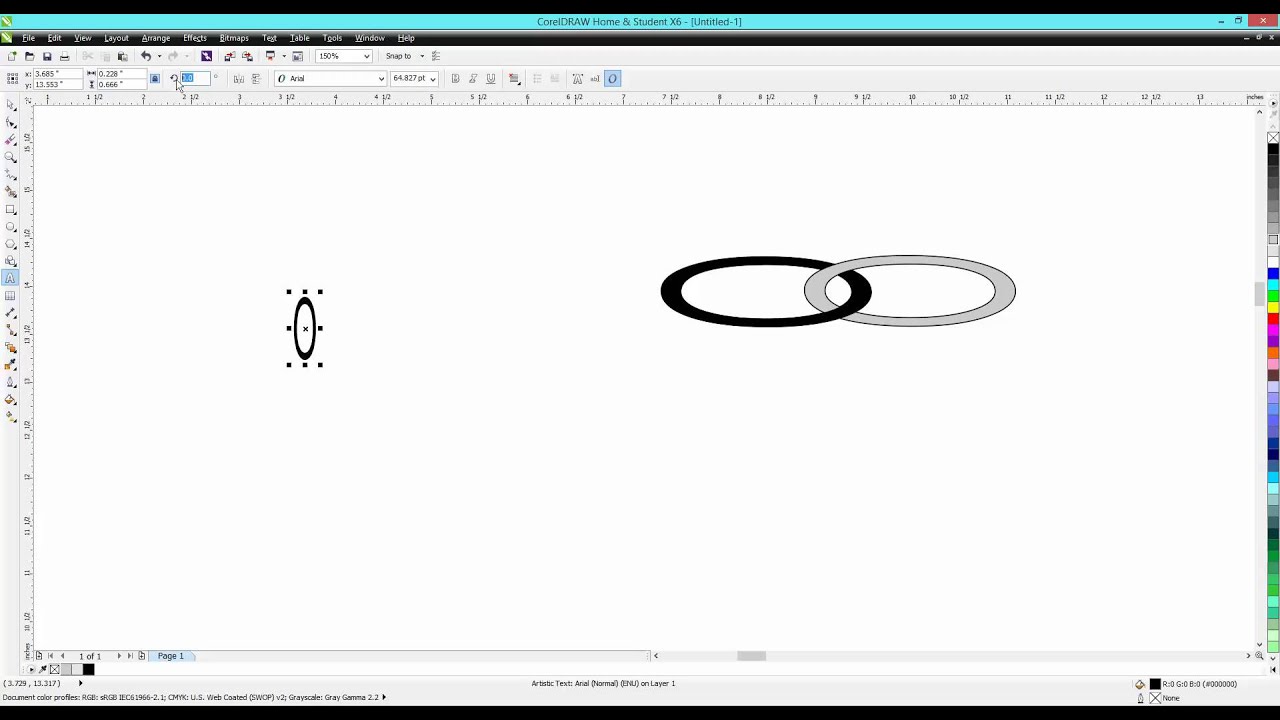 Corel Draw Tips & Tricks Interlocking items #1 - YouTube