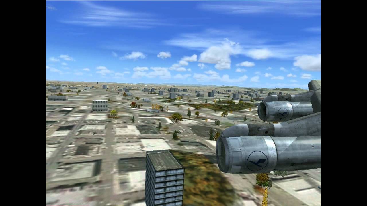 FSX: captain sim boeing 707 landing at San Diego Int (test) - YouTube