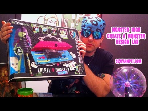 Monster High Create a Monster Design Lab Review - YouTube