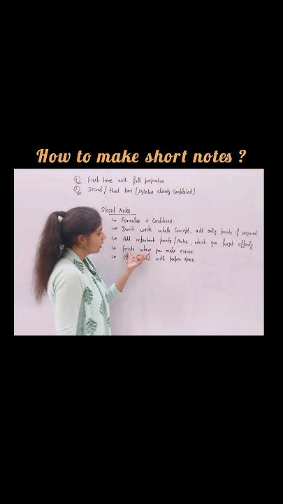 How to make short notes #shortnotes #neet #importanceofshortnotes # ...