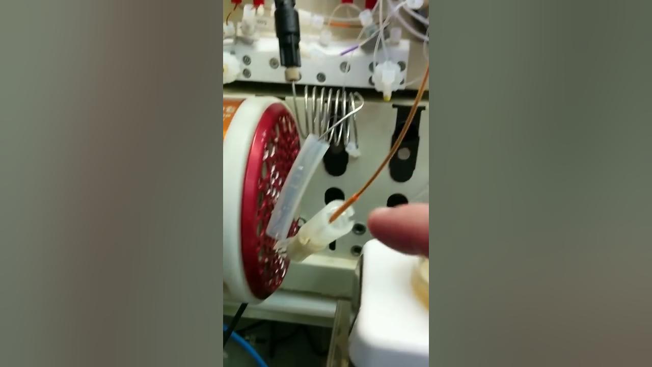 Continuous flow reaction setup using a Vapourtec R series system - YouTube