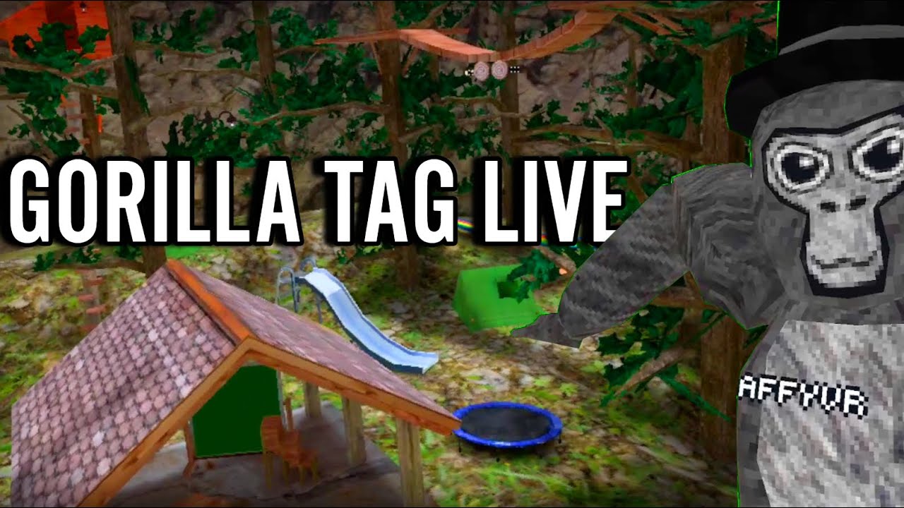 🔴GORILLA TAG WITH VIEWERS LIVE CODE ON SCREEN 🔴 - YouTube