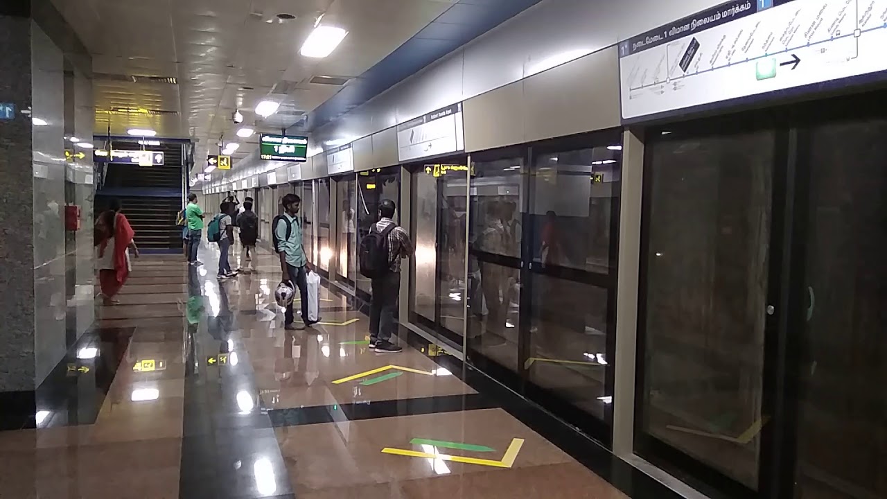 Government Estate Metro Station - Chennai Metro from Washermanpet to ...