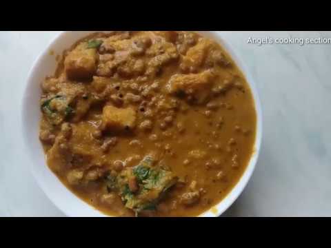 Vanpayer chenna varatharacha curry (Yam &Red chawli ) - YouTube