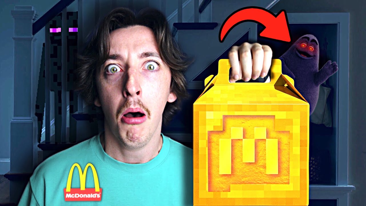 DO NOT ORDER THE MINECRAFT MEAL FROM MCDONALDS AT 3AM! (WE GOT THE ...
