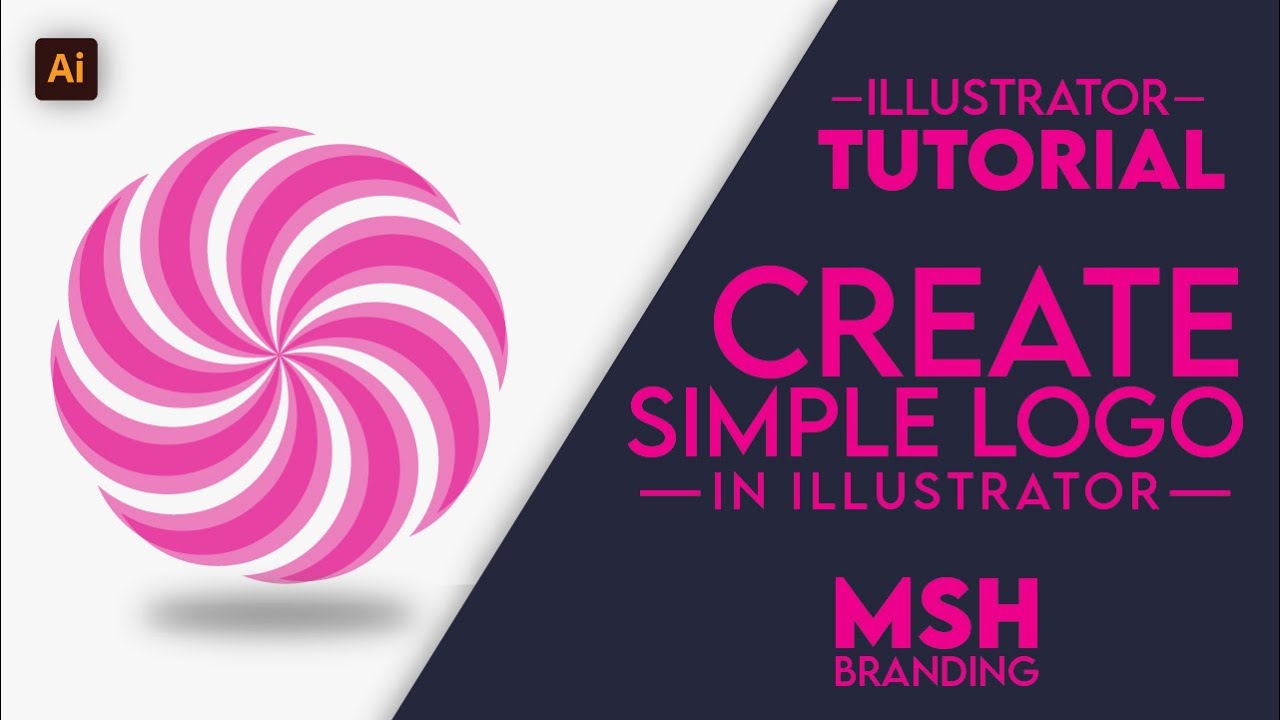 Company Logo Design Tutorial in Adobe illustrator - YouTube