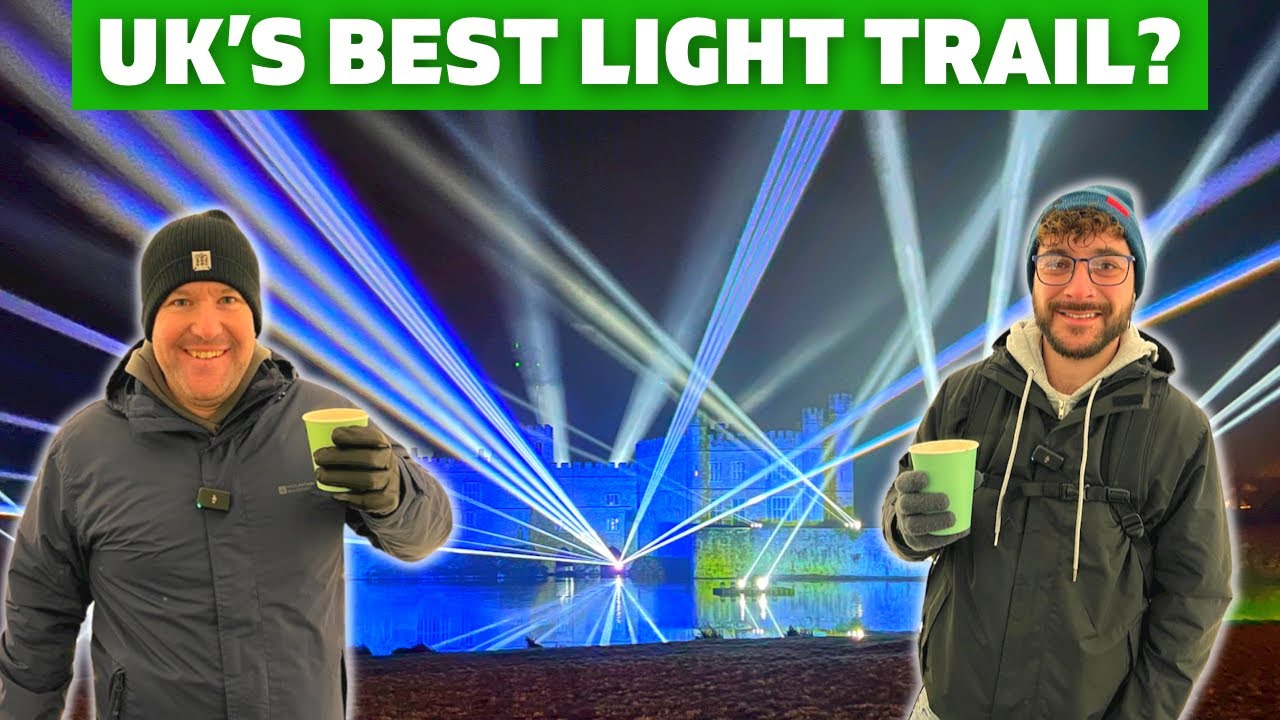 We Visit Leeds Castle Christmas Lights - UK's BEST Trail? 🌟 - YouTube