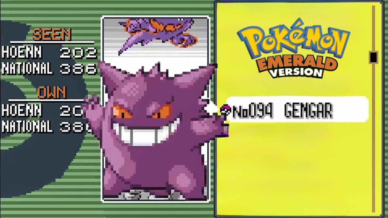 All 386 Pokémon Available in the Pokémon Emerald National Pokédex - YouTube