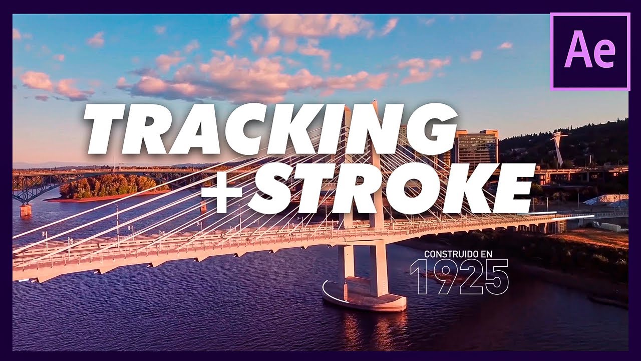 Efecto Tracking y Stroke | Tutorial | After Effects - YouTube