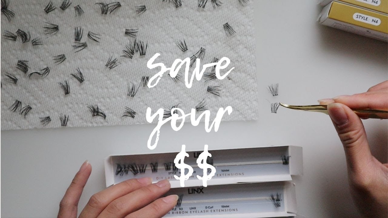 how to clean & reuse lash clusters | lilac st, lash linx, kiss falscara ...