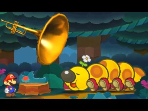 Paper Mario: Sticker Star - W3-1 Leaflitter Path, W3-2 The Bafflewood ...