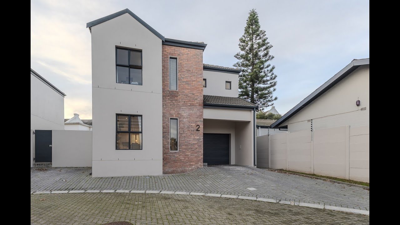 Modern & Elegant Duplex Townhouse in Exclusive Stellenberg Estate - YouTube
