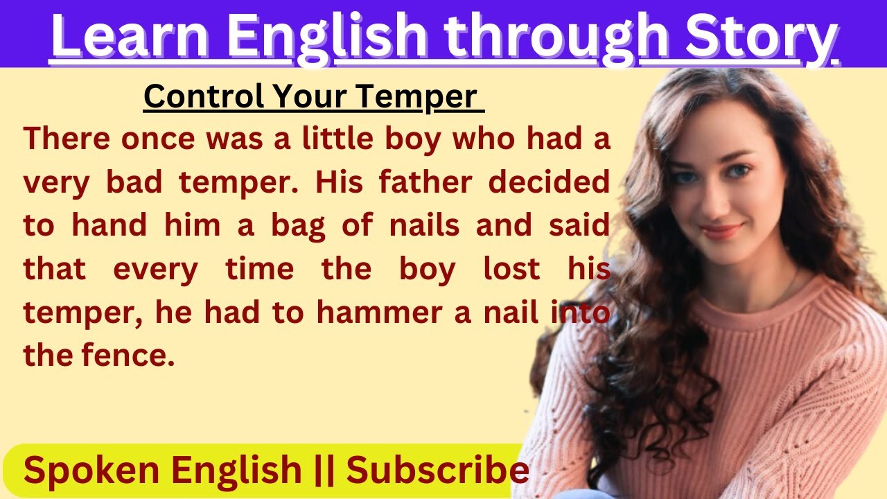 Learn English Through Story || level 4 || Control Your Temper || Spoken ...