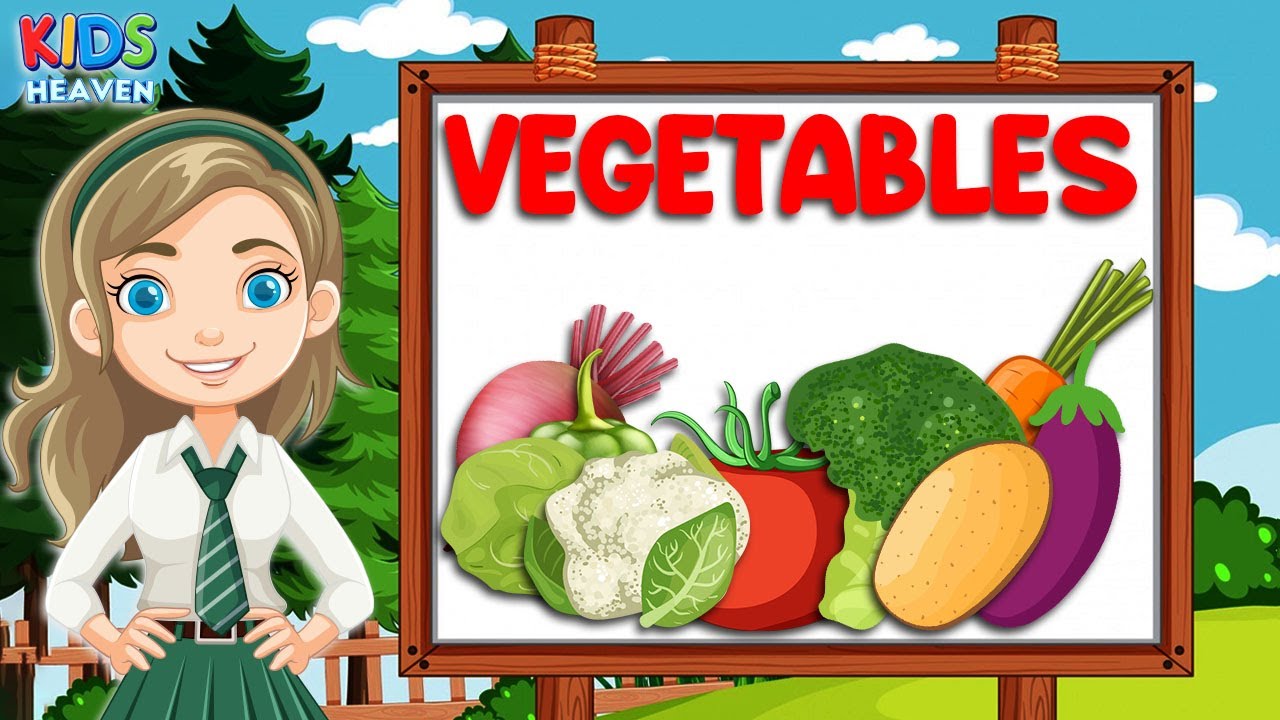 Vegetables Names For Kids Preschool Learning - Vegetable Names - 1 To ...