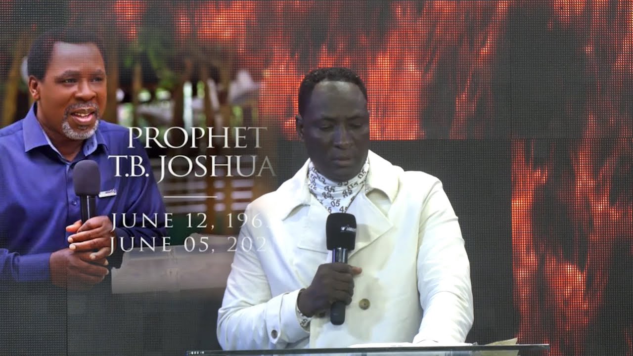 A MOMENT OF SILENCE TO HONOUR GOD'S GENERAL PROPHET TB JOSHUA // BY SNR ...