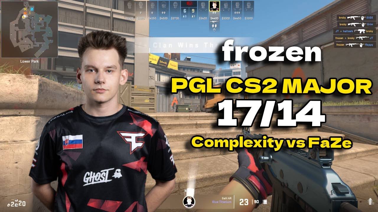 CS2 POV FaZe frozen (17/14) vs Complexity (Overpass) PGL CS2 Major Copenhagen 2024 - YouTube