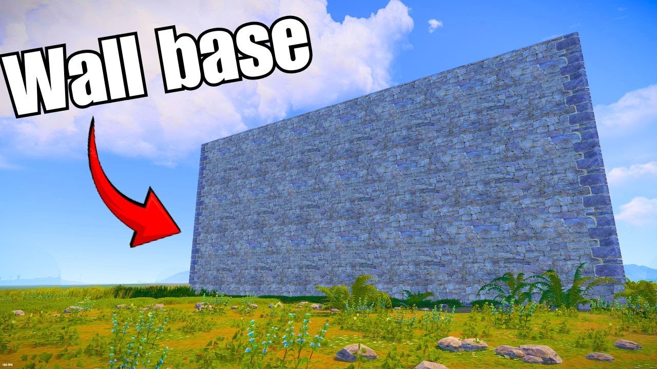 We made a wall base - YouTube