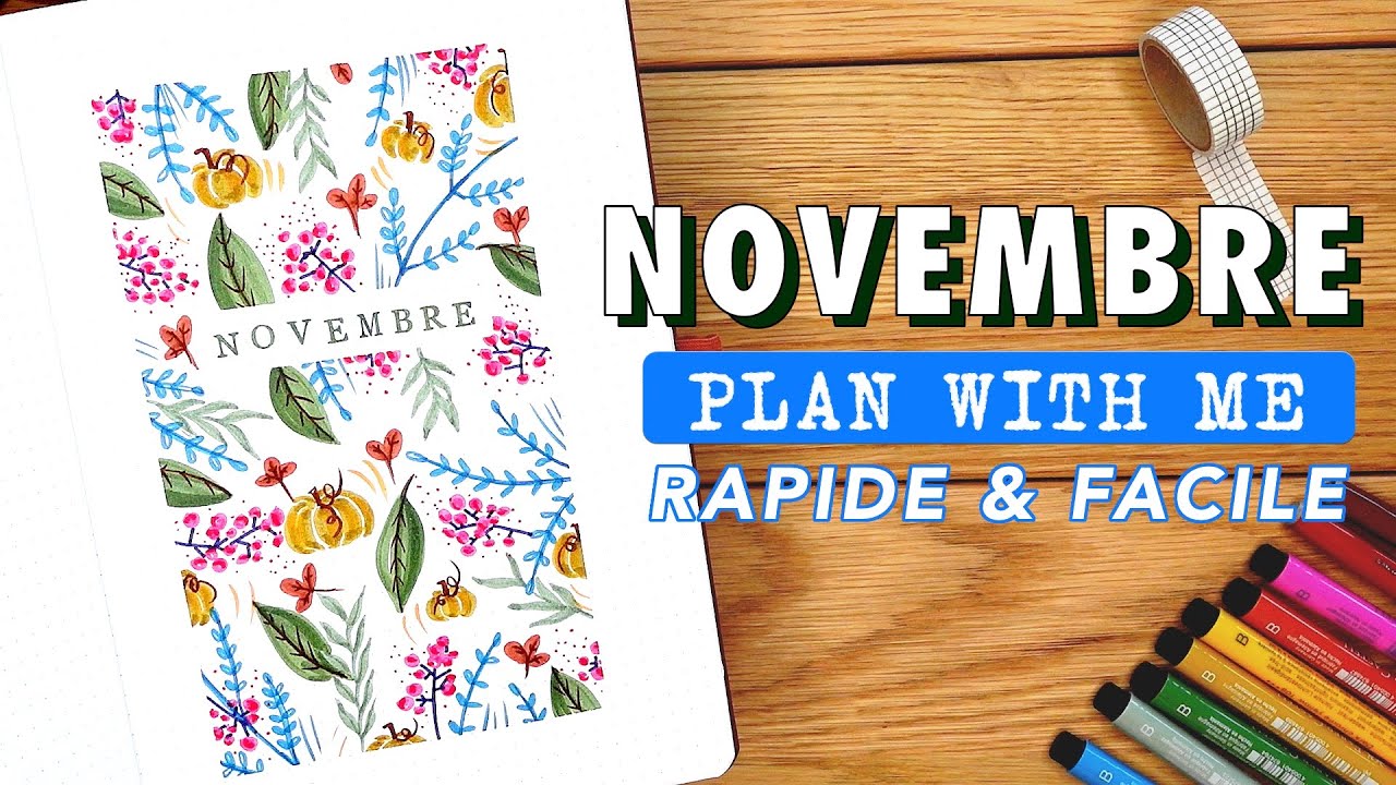 Bullet Journal NOVEMBRE 2021 | PLAN WITH ME - YouTube