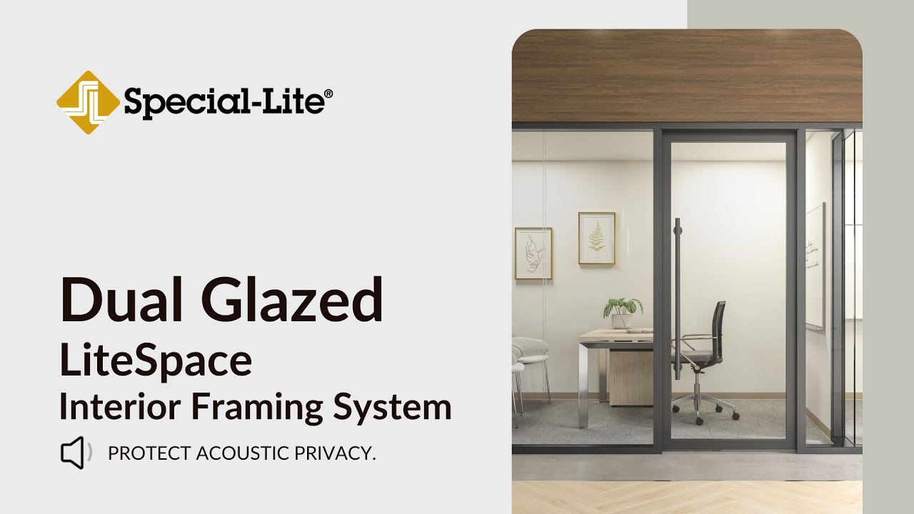 Dual Glazed LiteSpace Interior Framing System - YouTube