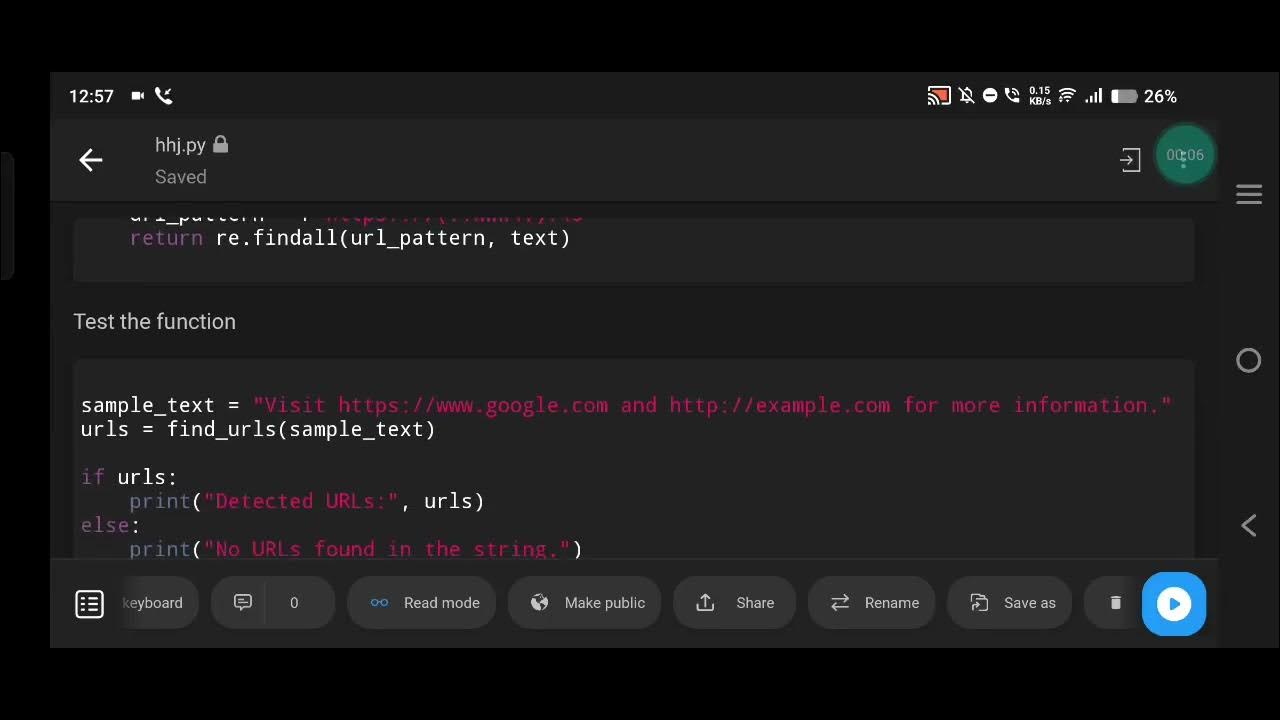 Python | Check for URL in a String - YouTube