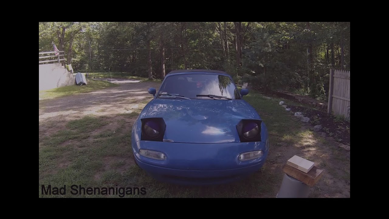 DIY Miata Angry Eyes - YouTube