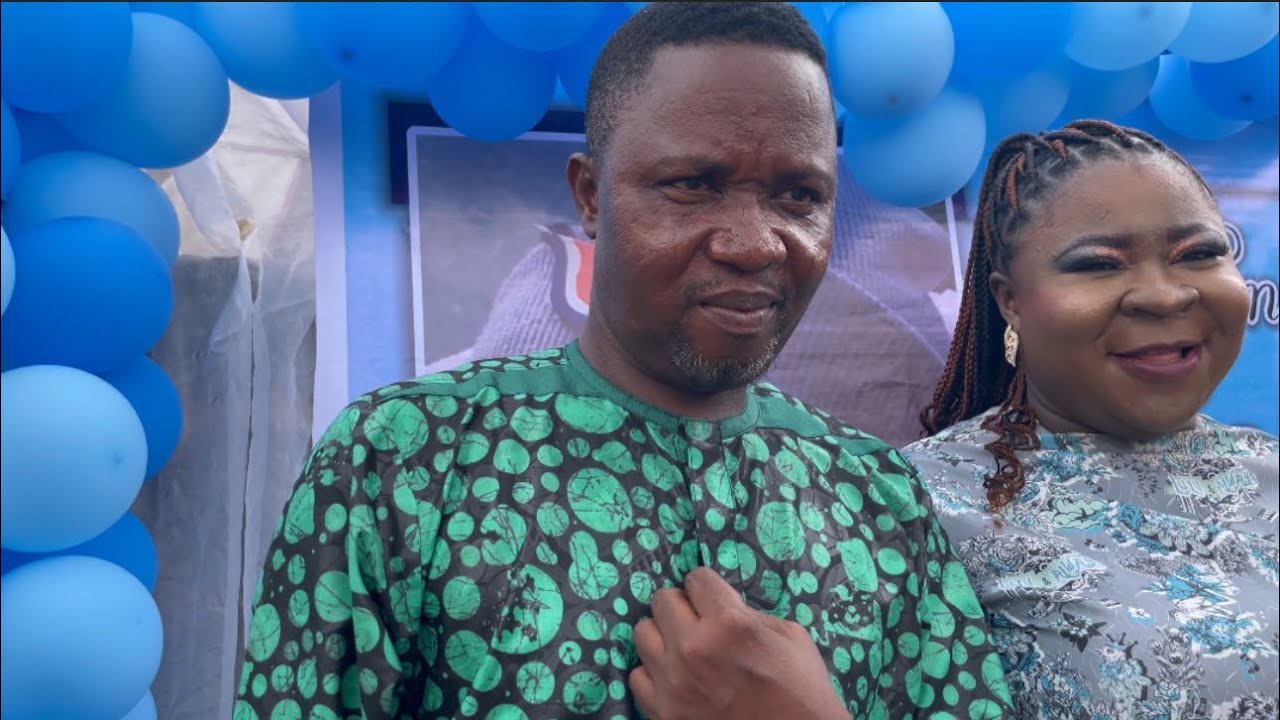 ACTOR PORTABLE AREJAN AND WIFE HOLD CHILD’S NAMING CEREMONY AT ABEOKUTA ...