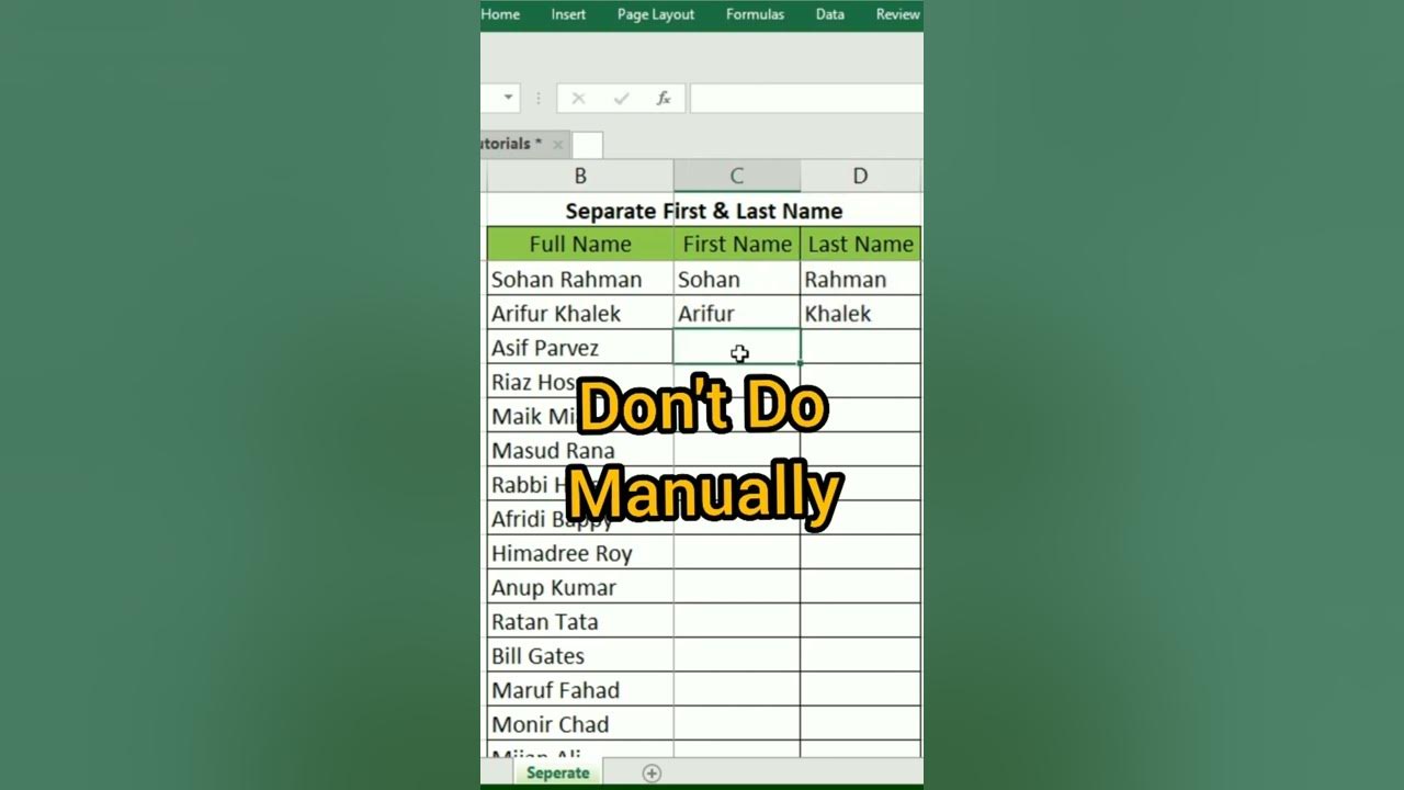How To Separate Names In Excel Bangla I How To Separate First Name how-to-separate-names-in-excel-bangla-i-how-to-separate-first-name